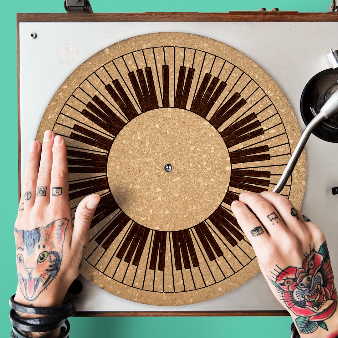 Custom Cork Turntable Slipmat: Personalized Vinyl Record Accessories - Etsy