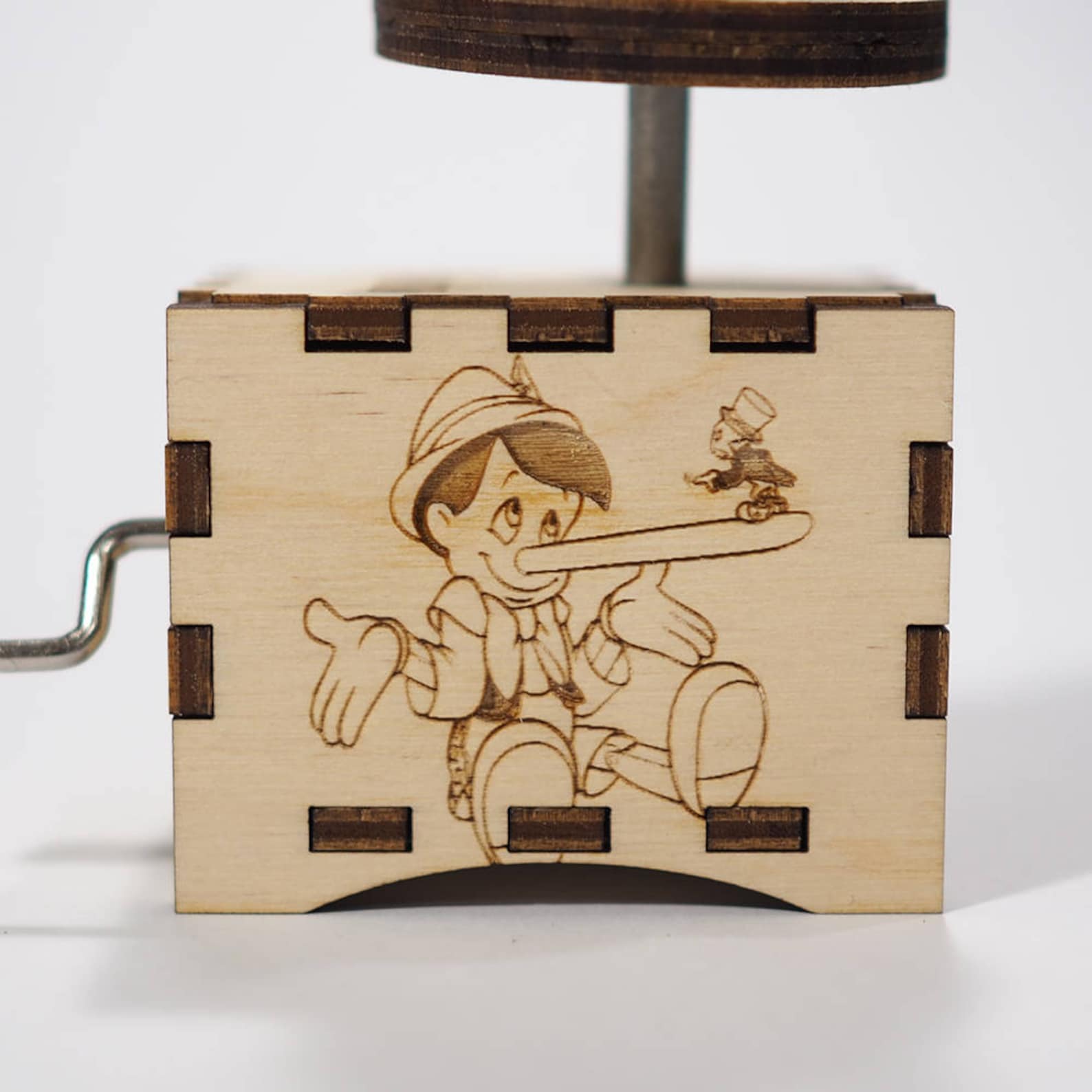 Pinocchio Wooden Music Box When You Wish Upon A Star Unique - Etsy
