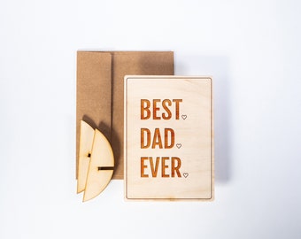 Best Dad Ever Card - Etsy