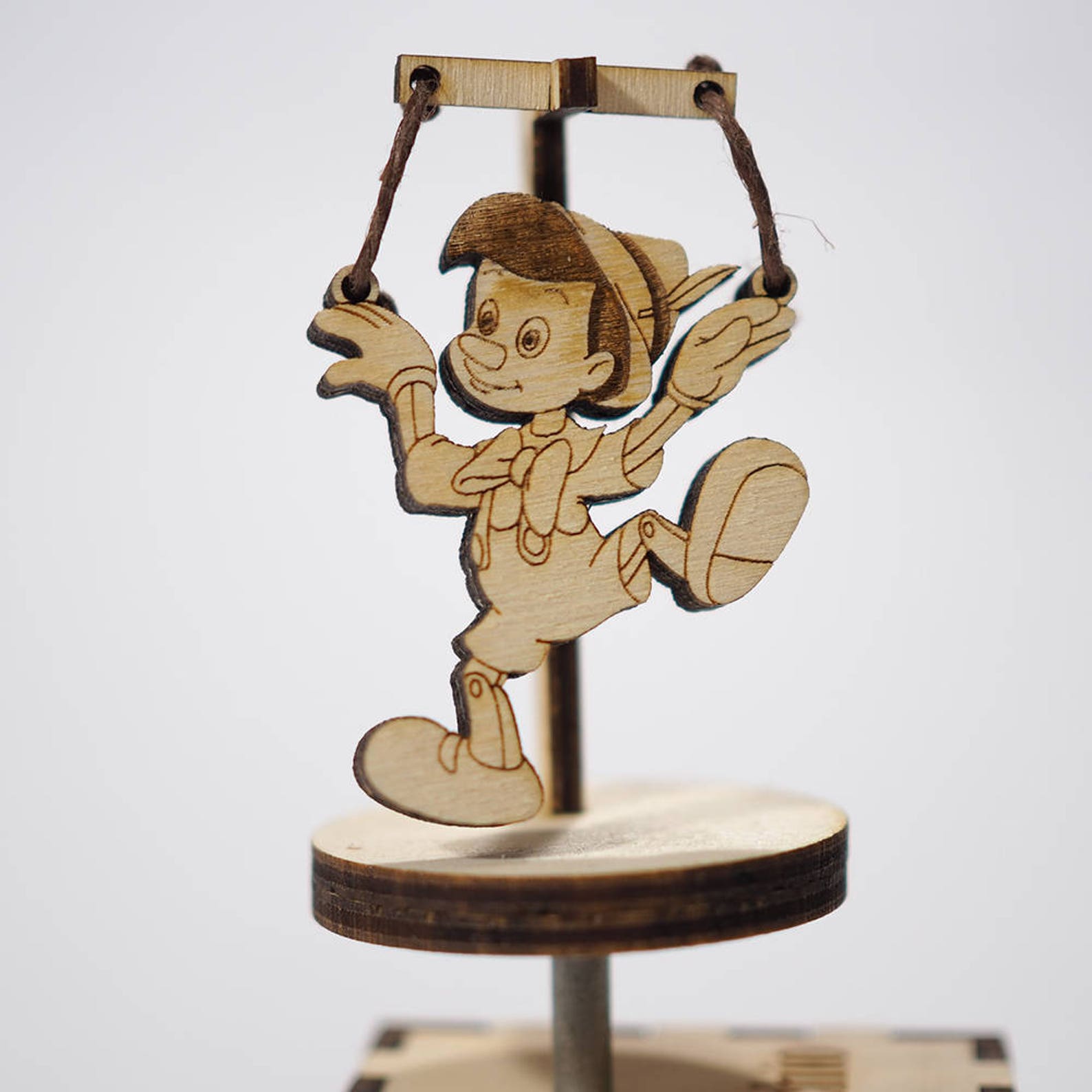 Pinocchio Wooden Music Box When You Wish Upon A Star Unique - Etsy
