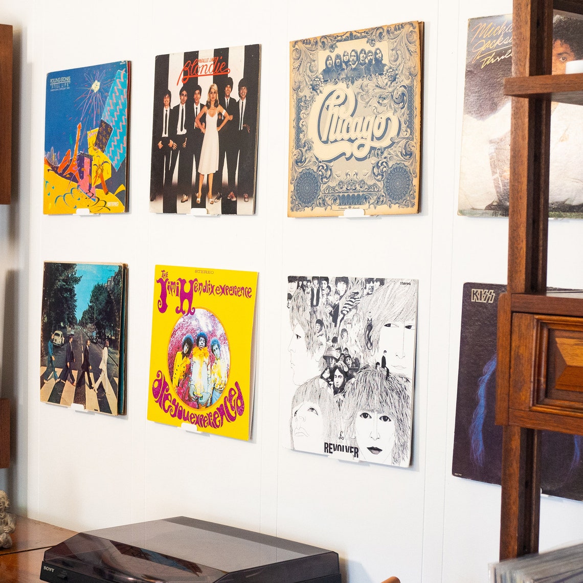 Vinyl Record Shelf | Album Wall Mount Display - Etsy