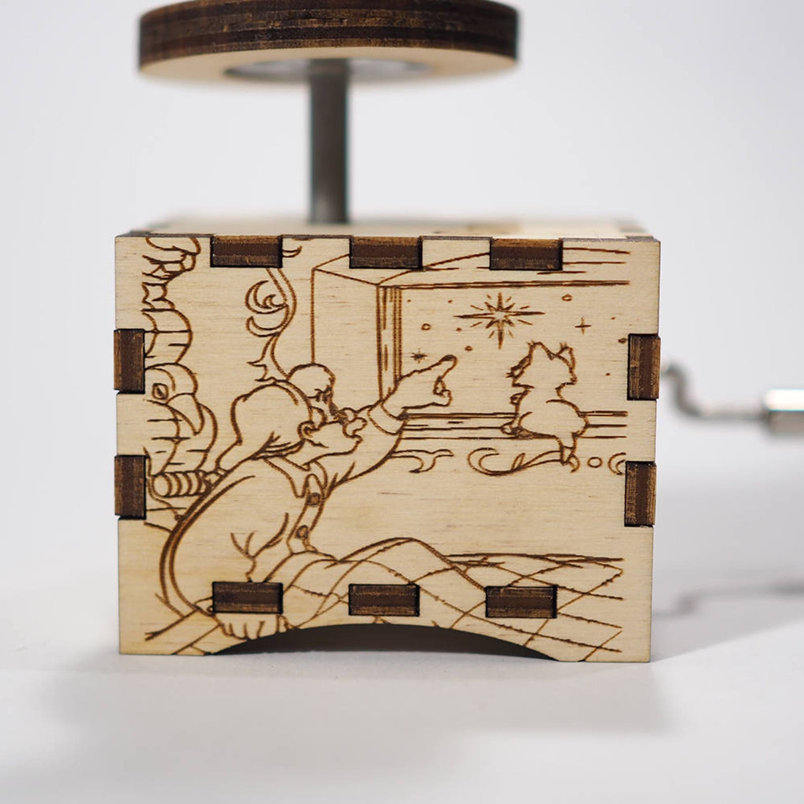 Pinocchio Wooden Music Box When You Wish Upon A Star Unique - Etsy
