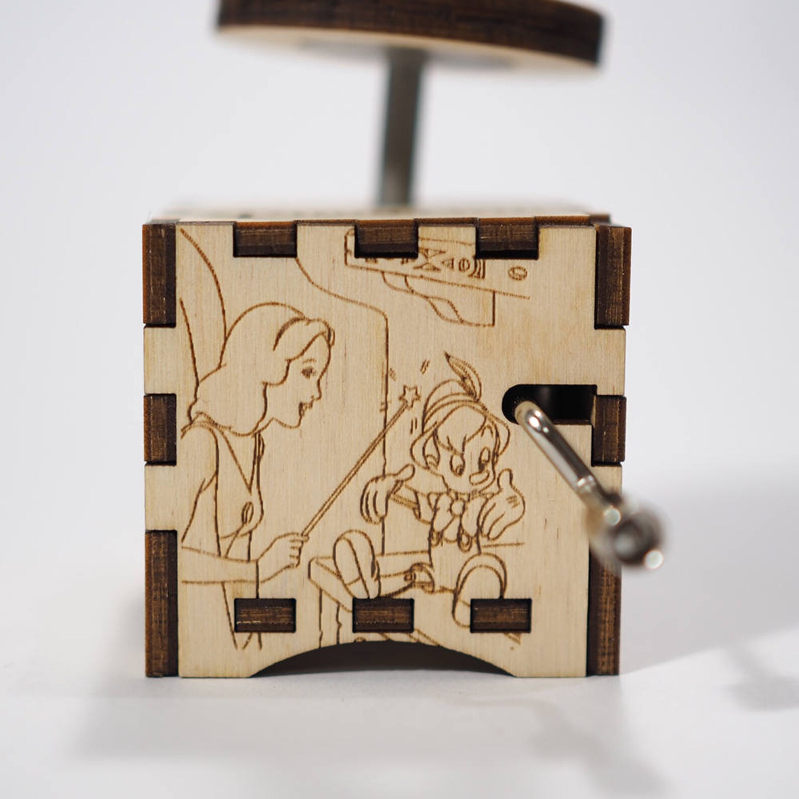 Pinocchio Wooden Music Box When You Wish Upon A Star Unique - Etsy