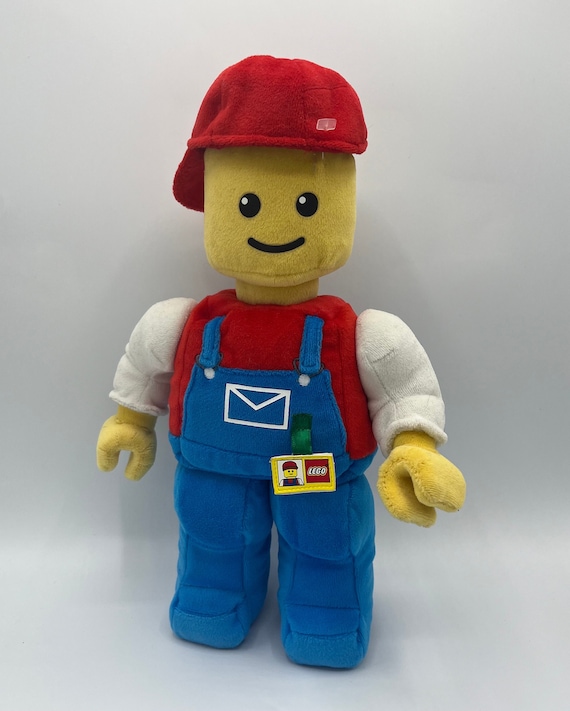 Lego Man Plush Vintage Lego Construction Minifigure Plush Complete
