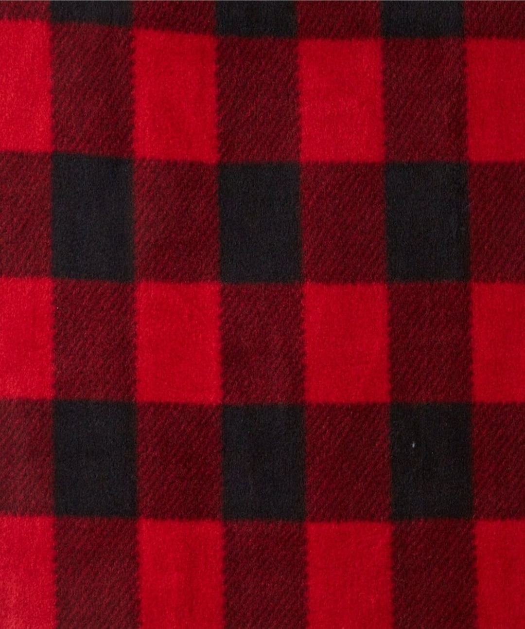 6 Ft, Plaid, Red and Black Buffalo Check, Anti Pill Material, Eddie ...