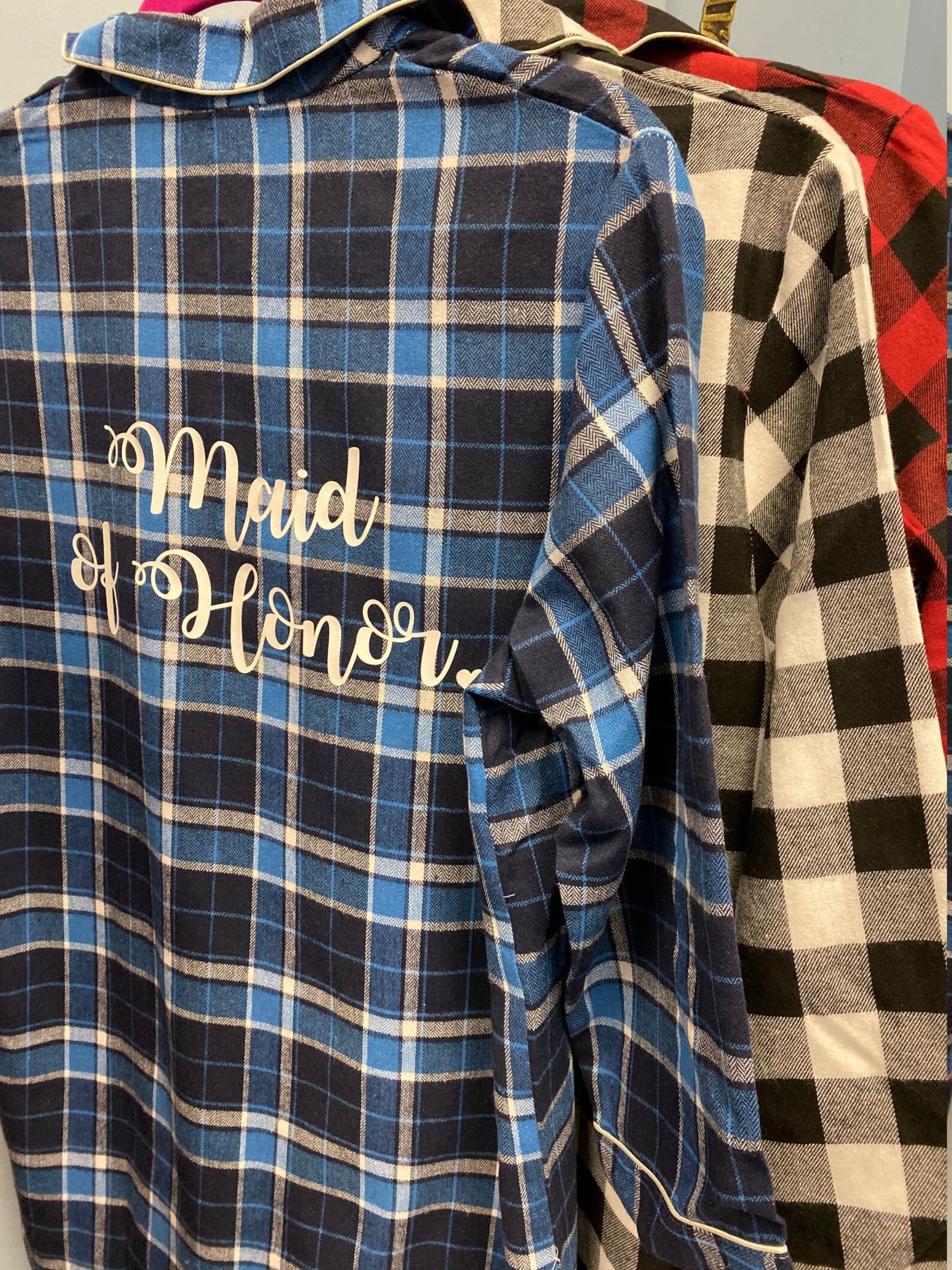 Bridal Party Flannel Shirts Personalized Gift for Her Custom | Etsy