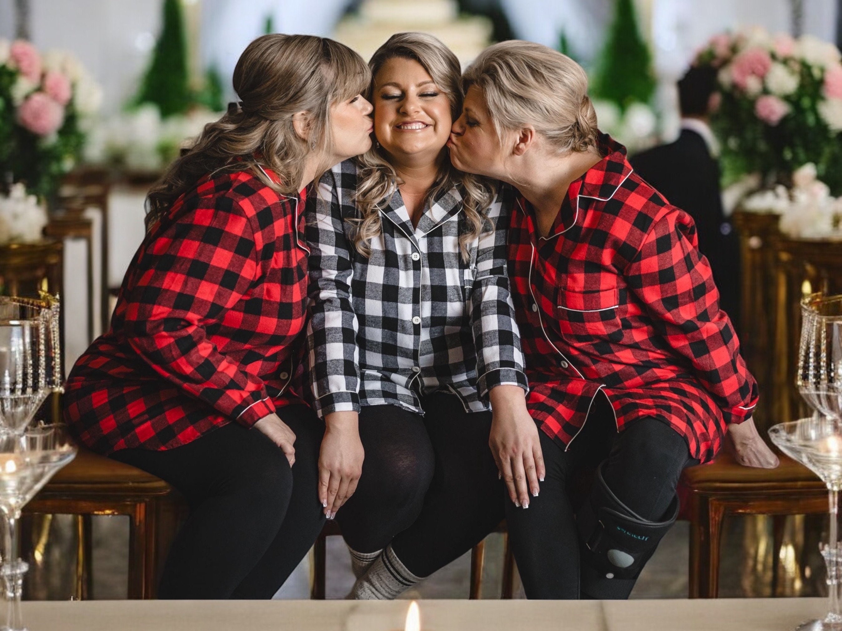 Set of 4,5,6,7,8,9 Bridal Party Flannel Pajamas, Flannel Shirts for ...