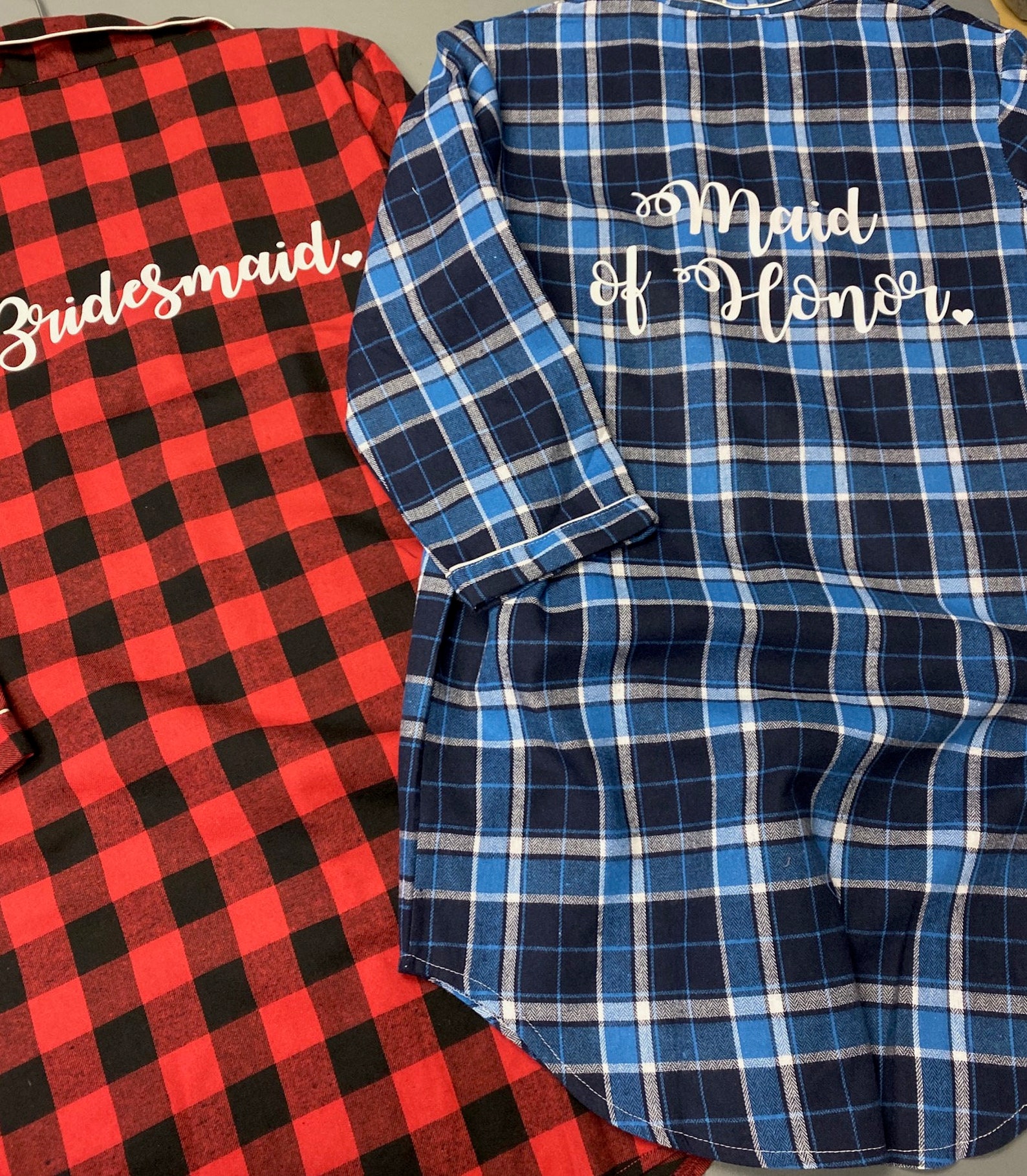 Bridal Party Flannel Shirts Personalized Gift for Her Custom - Etsy