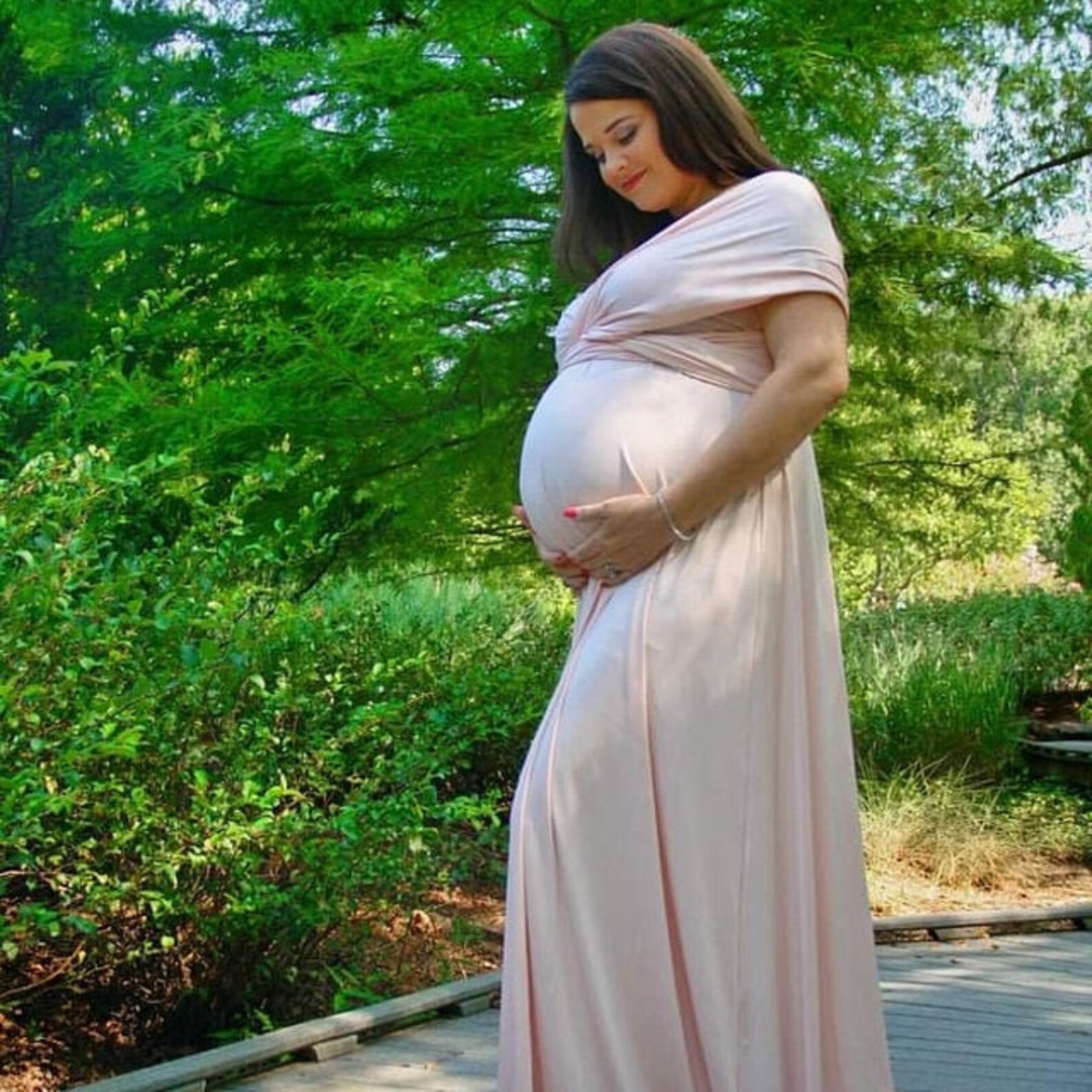 Rust Maternity Dress Convertible Dress Burnt Orange Dress | Etsy