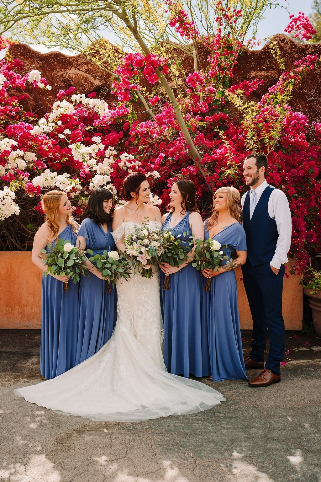 Dark Periwinkle Bridesmaid Dresses