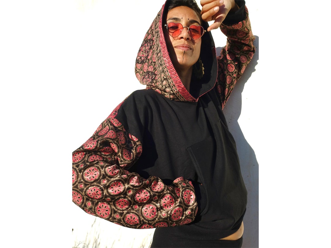 S/M SHORT FLEECE Hoodie..unique Piece and Exclusive, Urban Clothing ...