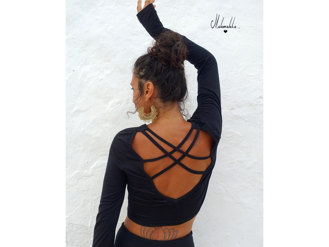 WOMAN SHIRT Long...women's Blouse, Open Back Blouse, Women's Summer ...