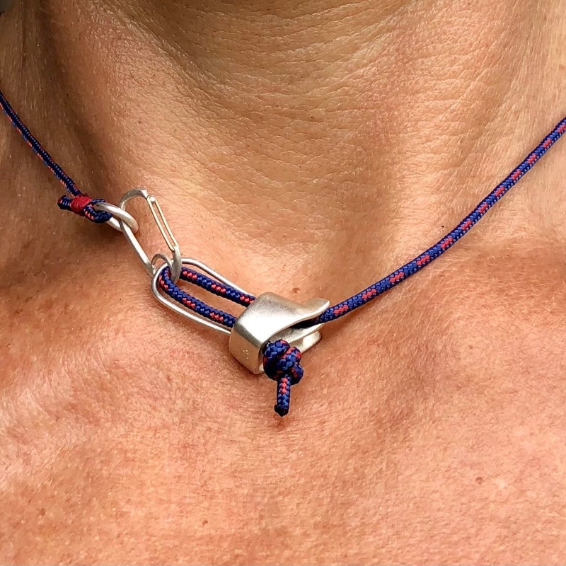 Climbing Carabiner Necklace - Etsy