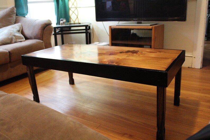 Custom World Map Coffee Table - Etsy