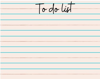 Boho Desktop Wallpaper Aesthetic To-do List Printable - Etsy
