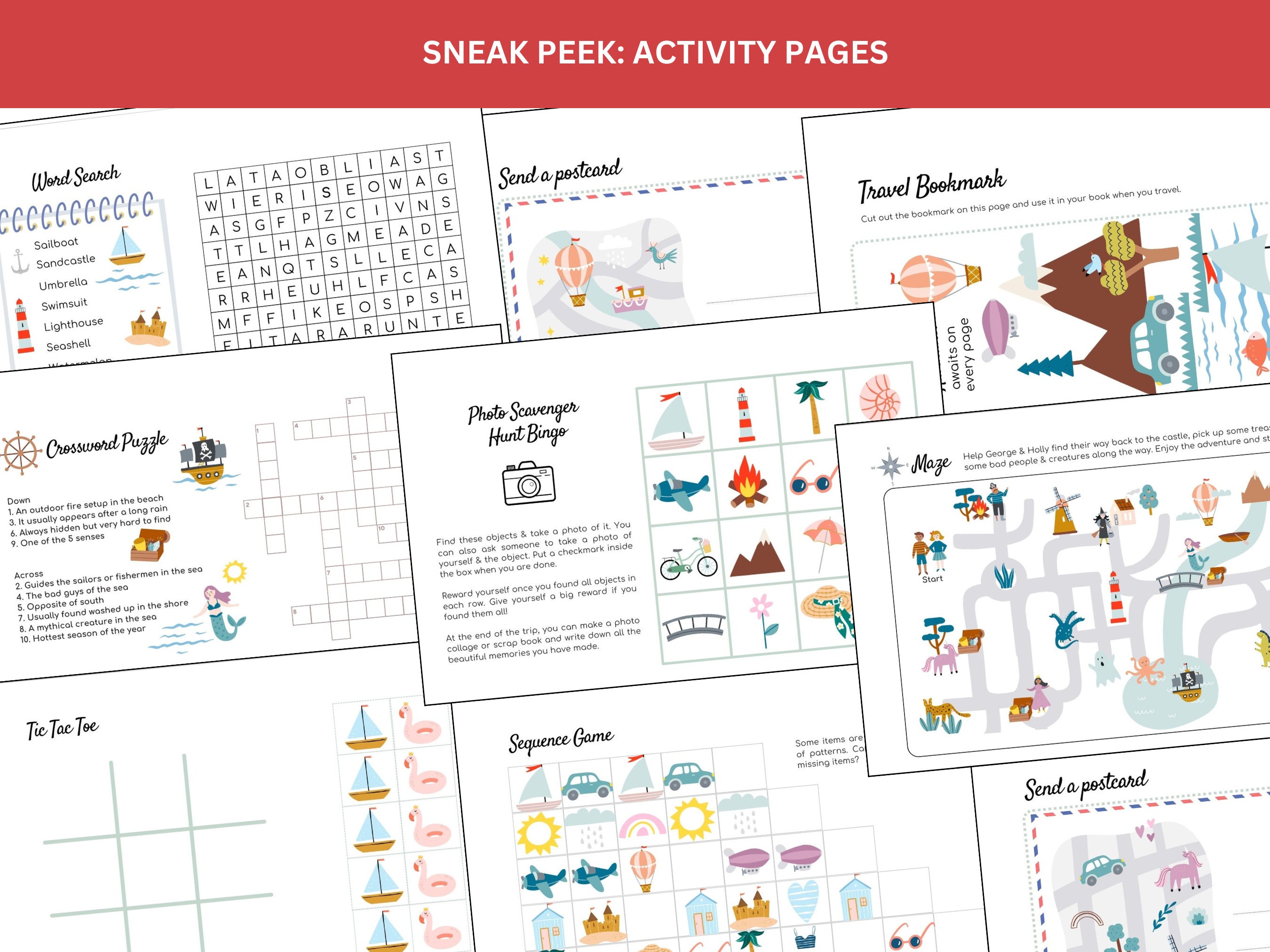 Christmas Scavenger Hunt Surprise Trip Reveal Kit Personalized Kids ...