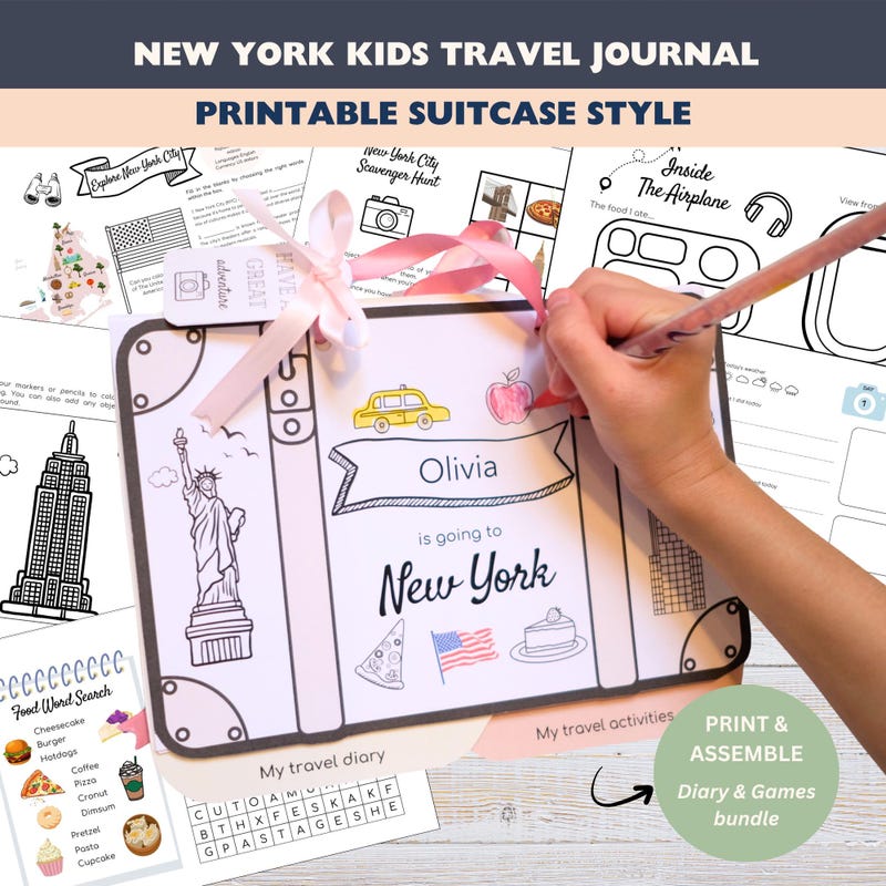 New York Blank Book - Etsy