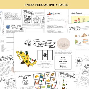 Personalized Mexico Travel Journal Kit: Kids' Activity, Surprise Trip ...