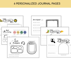 Personalized Mexico Travel Journal Kit: Kids' Activity, Surprise Trip ...