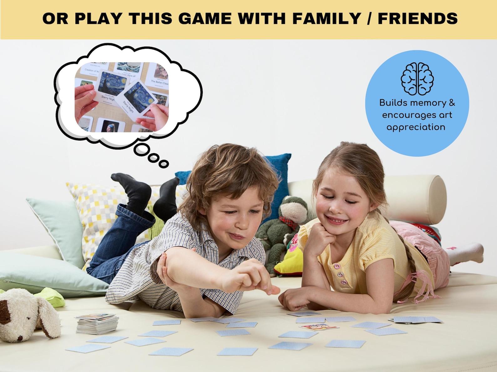 Art History Memory Game for Kids: Montessori Homeschool Travel Activity ...