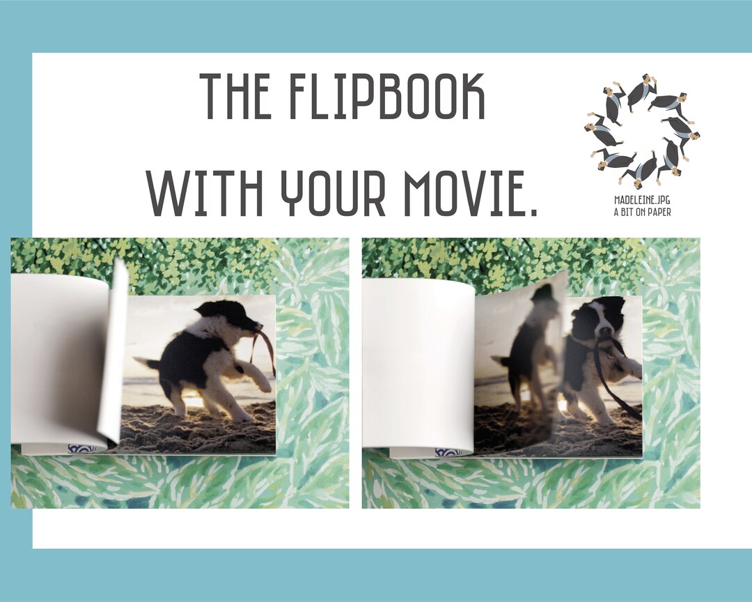 Personalized Flipbook With a Video Customizable Flipbook for Favors ...