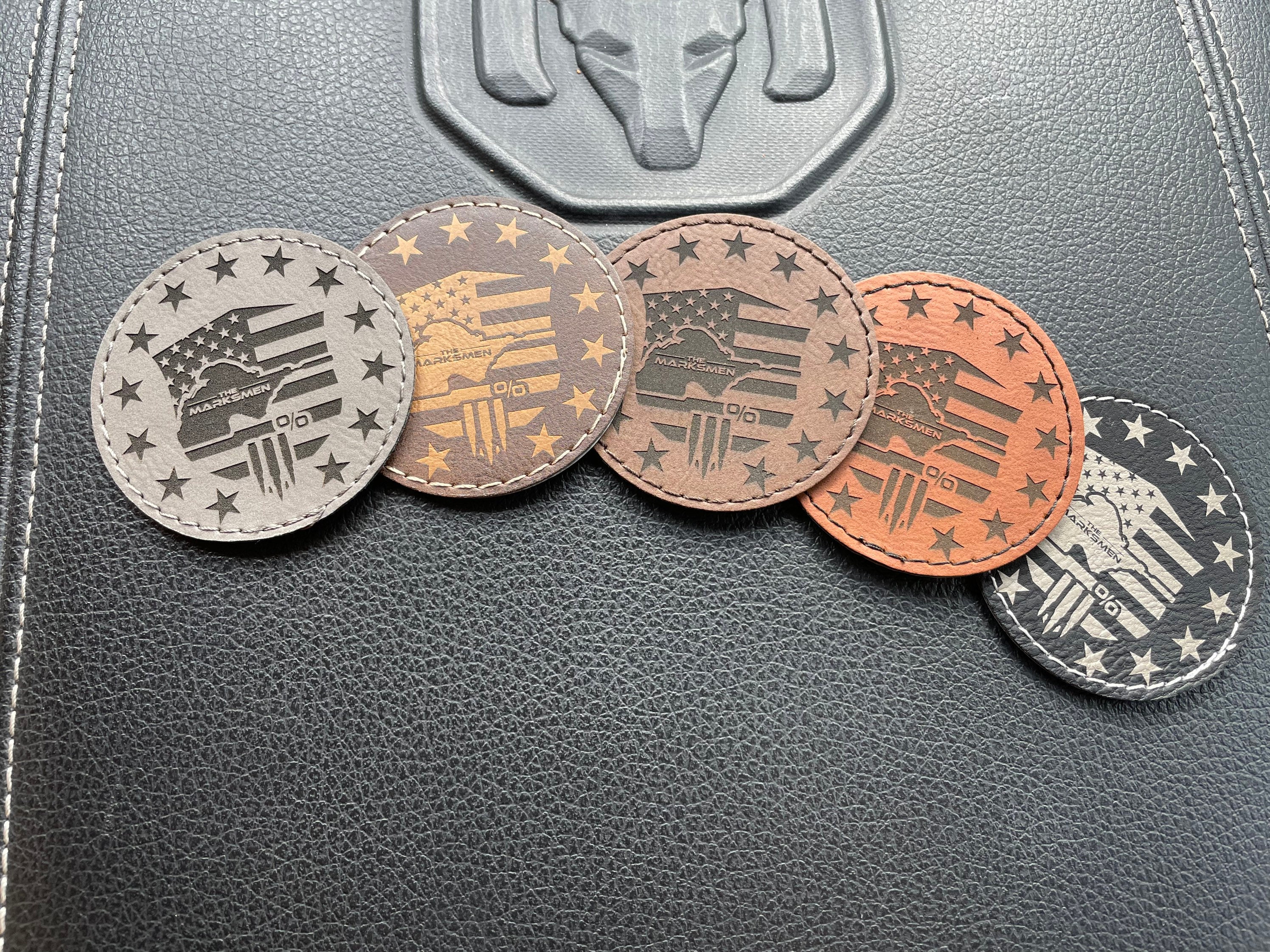 Custom Leather Patch With Adhesive Backing. Leatherette Patch - Etsy