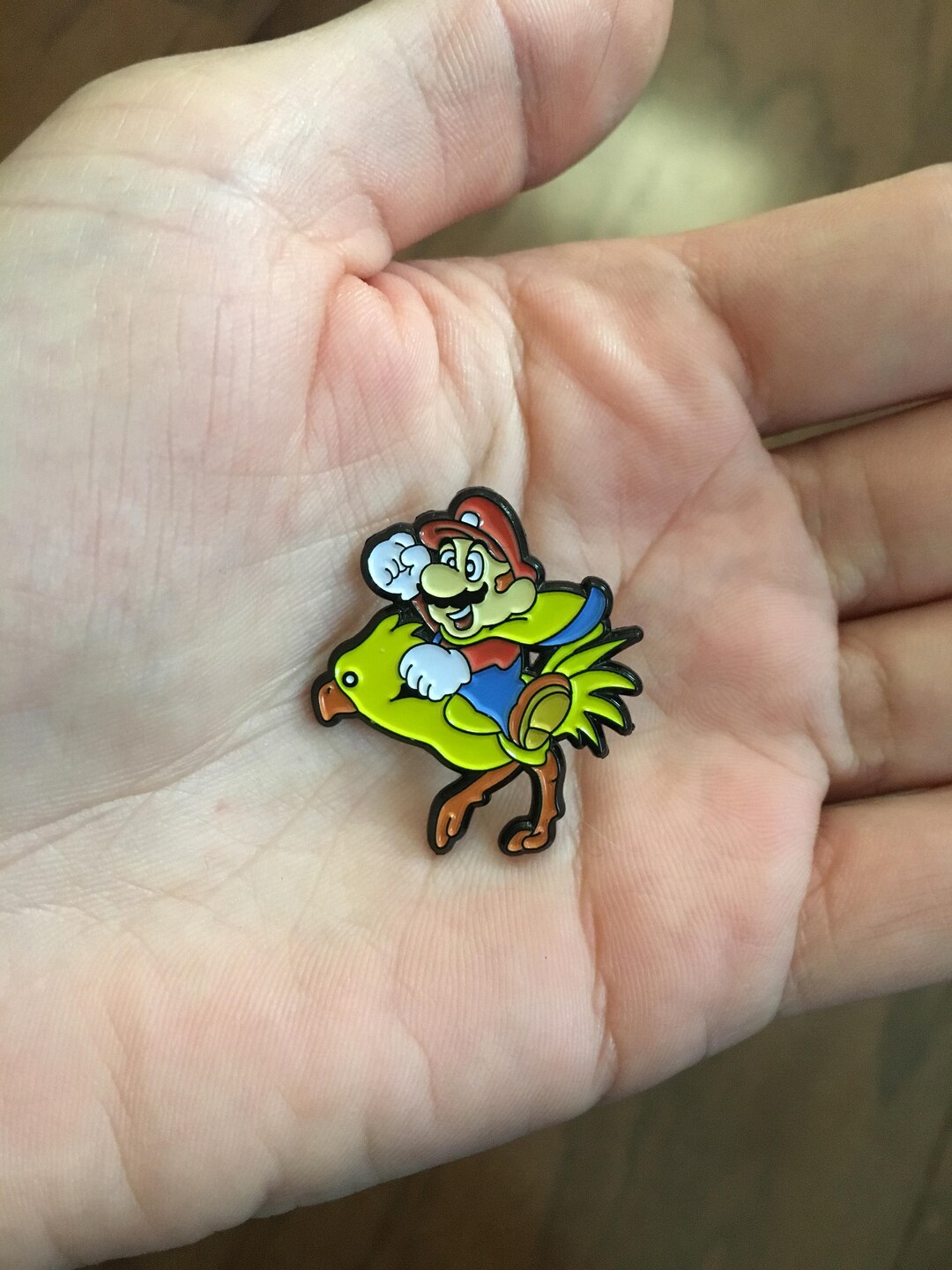 Mario Chocobo Soft Enamel Pin Final Fantasy Nintendo Sony - Etsy