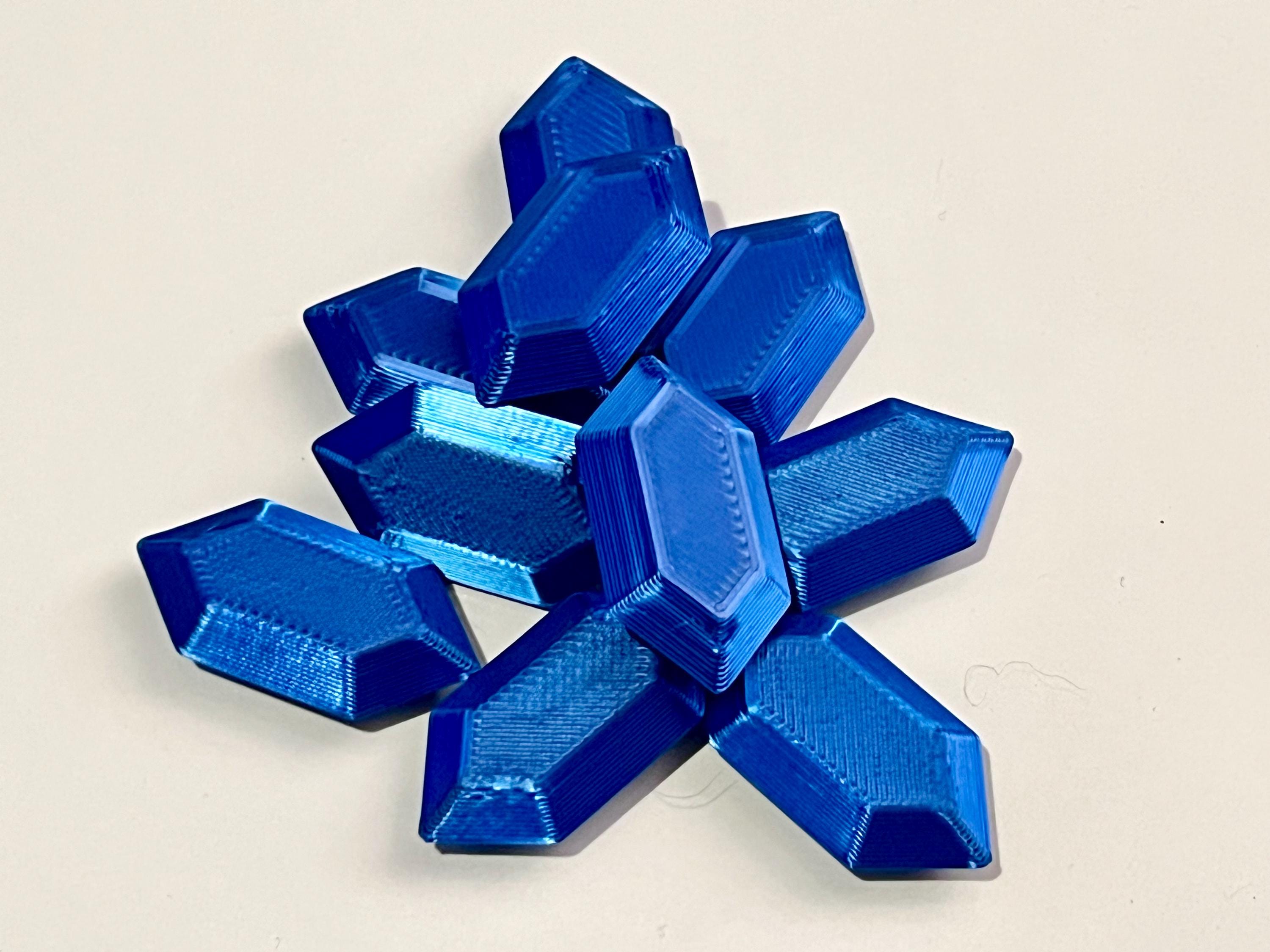 Legend of Zelda Small Blue Rupees Set of 10 - Ocarina of Time, Majora's ...