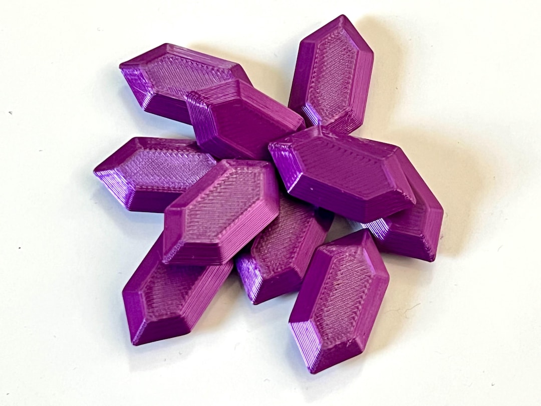 Legend of Zelda Small Purple Rupees Set of 10 - Ocarina of Time, Majora ...
