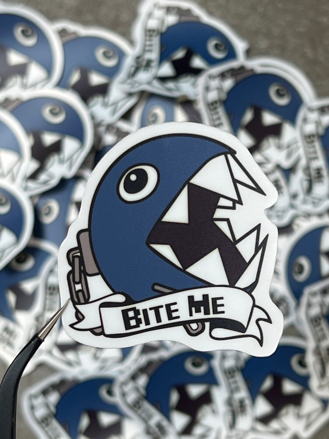 Chain Chomp Vinyl Sticker Mario Kart Nintendo - Etsy