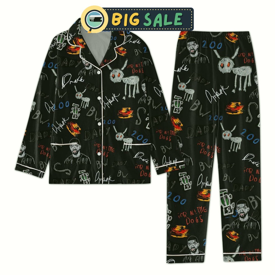 Drake for All the Dogs Pajamas Set Drake Pajamas Women Drake - Etsy