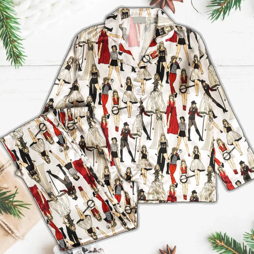 Taylor Swift Eras Tour Pajamas Set 1989 Taylor's Swift - Etsy UK