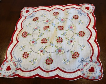 Vintage handkerchief | Etsy