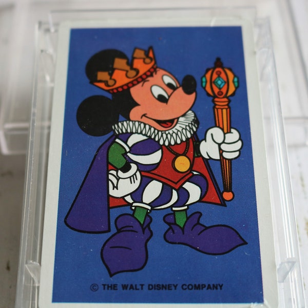 Mickey Mouse Playing Cards Deck - Etsy
