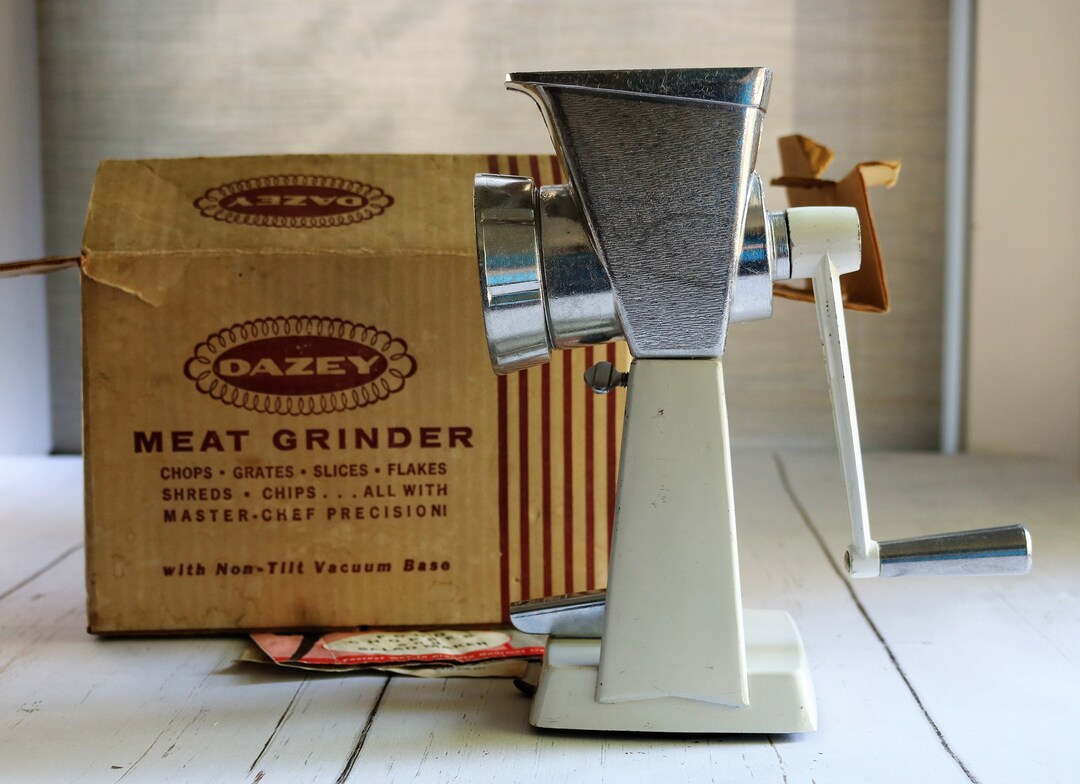 Dazey Meat Grinder With Original Box and Instruction Manual, Model 471W ...