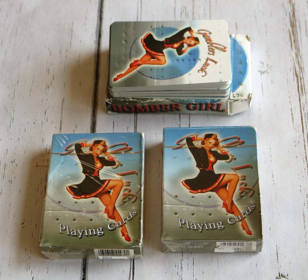 Bomber Girls Playing Cards, SEALED Deck of Cards, Pinup Girls, Pin-up ...