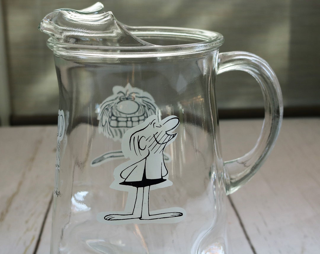 BC Comics Pitcher, Vintage 72-ounce Water or Juice Pitcher, Cartoonist ...