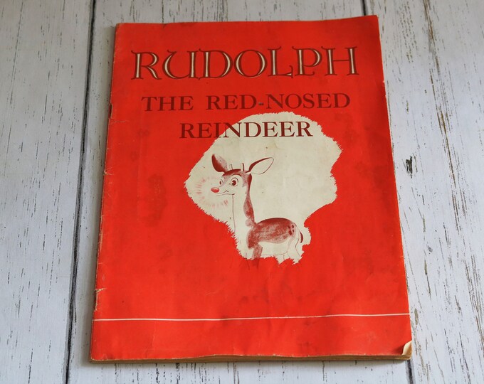 1939 Rudolph the Red Nosed Reindeer, Montgomery Ward Complimentary ...