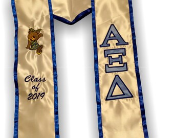 Alpha Xi Delta Stole | Etsy
