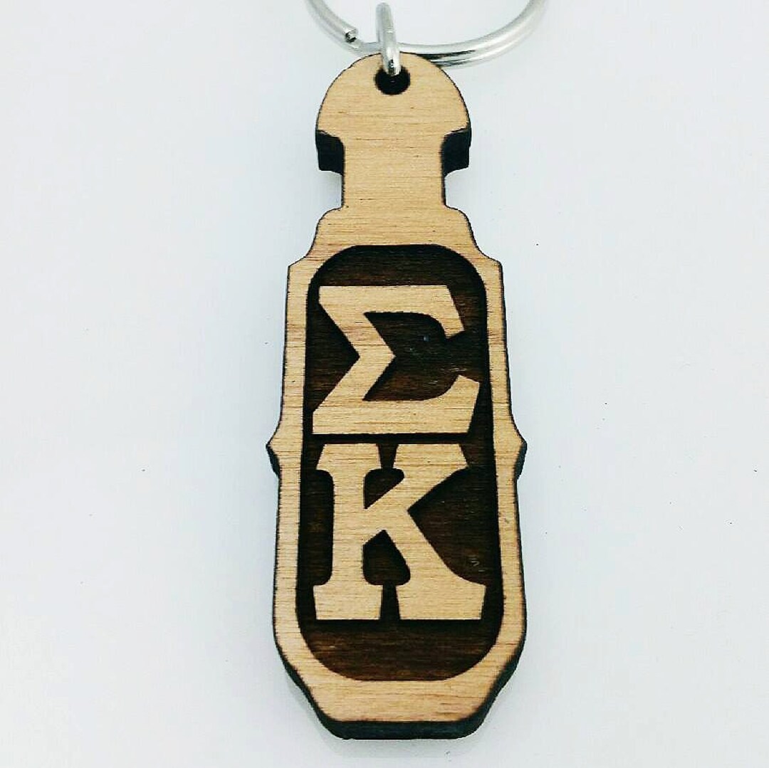 Sigma Kappa Paddle Keychain Sigma Kappa Key Fob Sigma Kappa Big Little ...