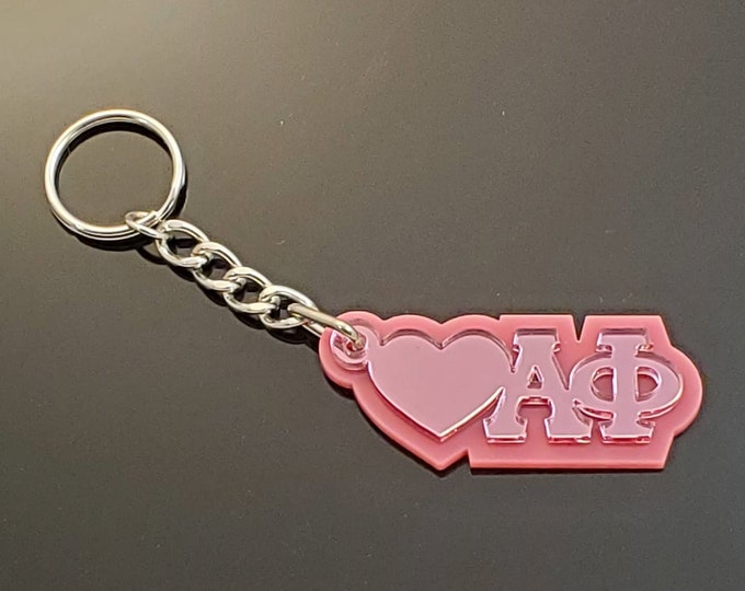 Alpha Phi Lanyard/key Chain - Etsy