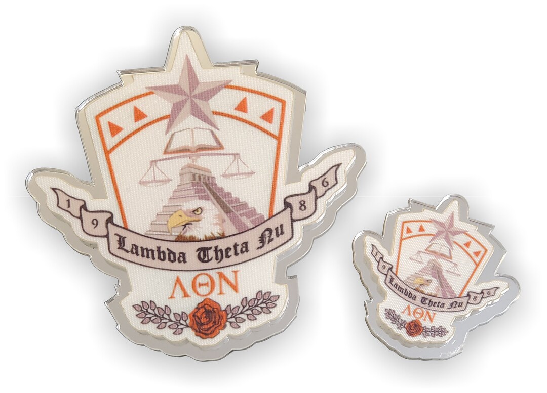 Lambda Theta Nu-crest; Full Color-lqn-03-subcrst - Etsy