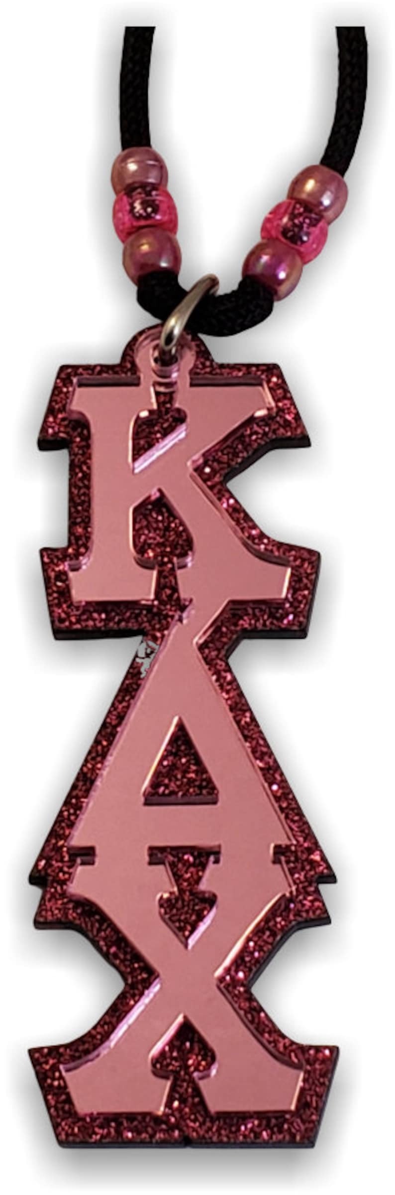 Kappa Delta Chi-tikis, KD Chi Glitter Tiki Necklace, Kappa Delta Chi ...