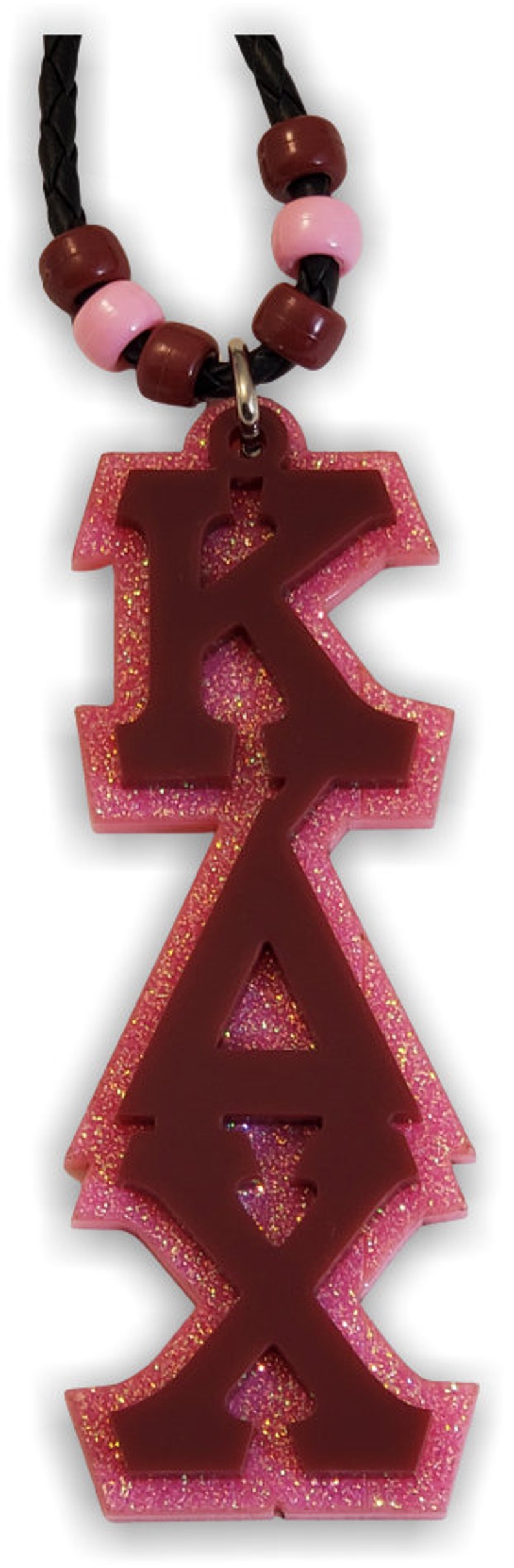 Kappa Delta Chi-tikis, KD Chi Glitter Tiki Necklace, Kappa Delta Chi ...