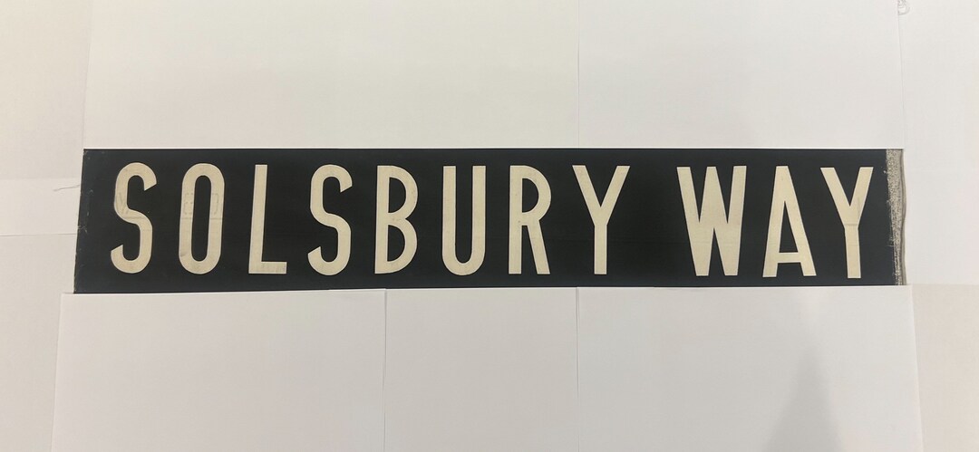 Vintage Linen Bus Roll Sign, Unframed and Cut to Order. - Etsy