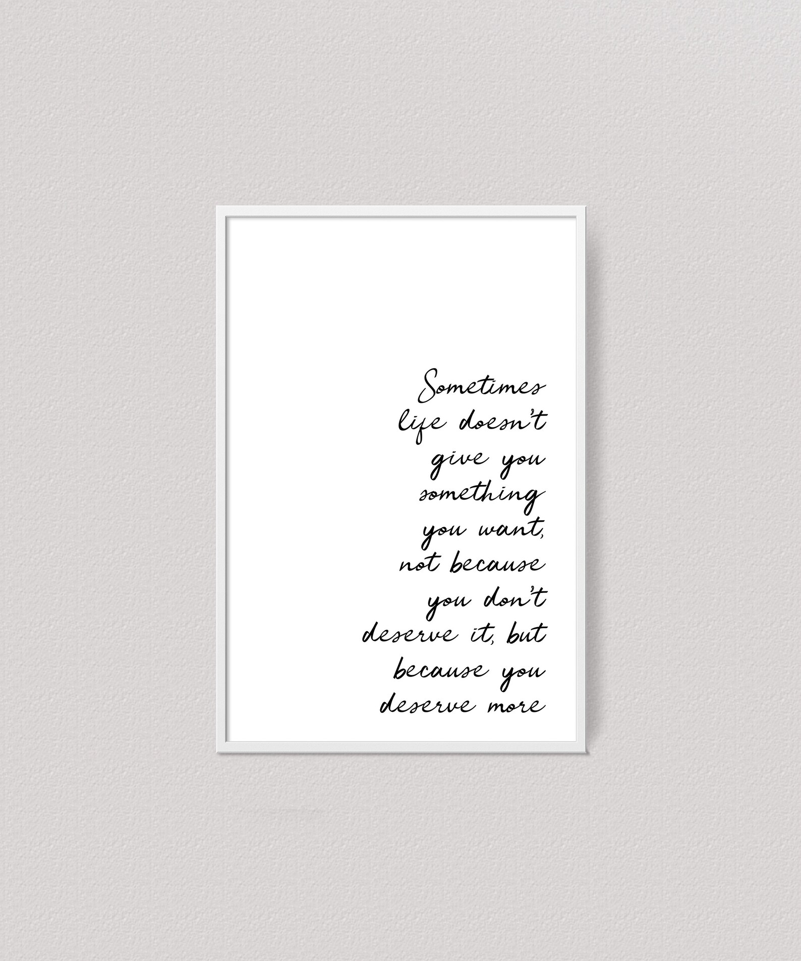 Motivational Life Quote Wall Art for Tumblr Room Decor, Livingroom ...