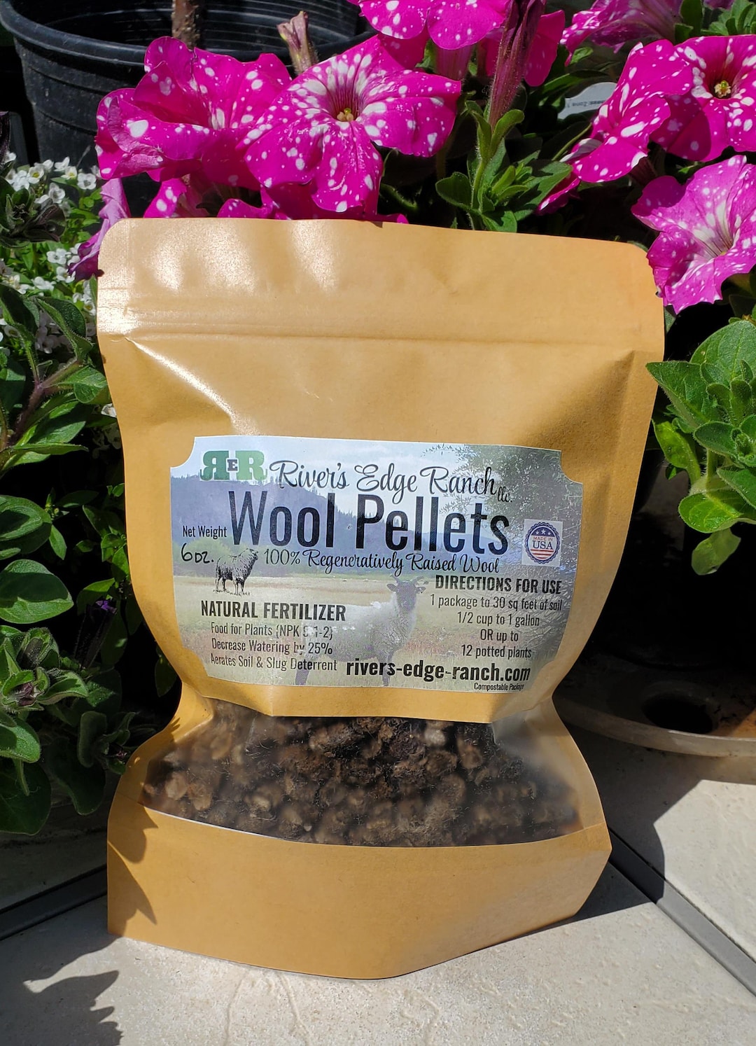 Wool Pellet Fertilizer From Regeneratively Pastured Sheep (great for ...