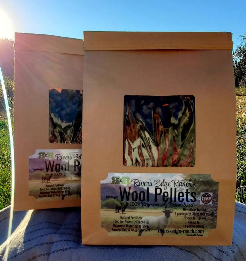 Wool Pellet Fertilizer From Regenerative Pastured Sheep - Etsy