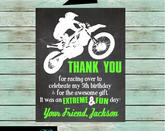 Motorcycle thank you | Etsy