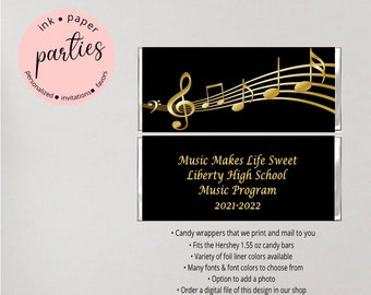 Treble Clef Candy - Etsy